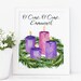 Printable Advent Wreath Banner Advent Decor Catholic Advent Wall Art ...