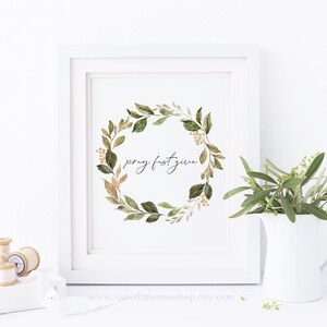 Pray Fast Give Printable Wall Art Catholic Lent Printable Catholic Lent ...