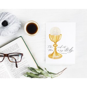 A6 Card First Communion Card A6 Set of 5 New Catholic Card First Holy ...