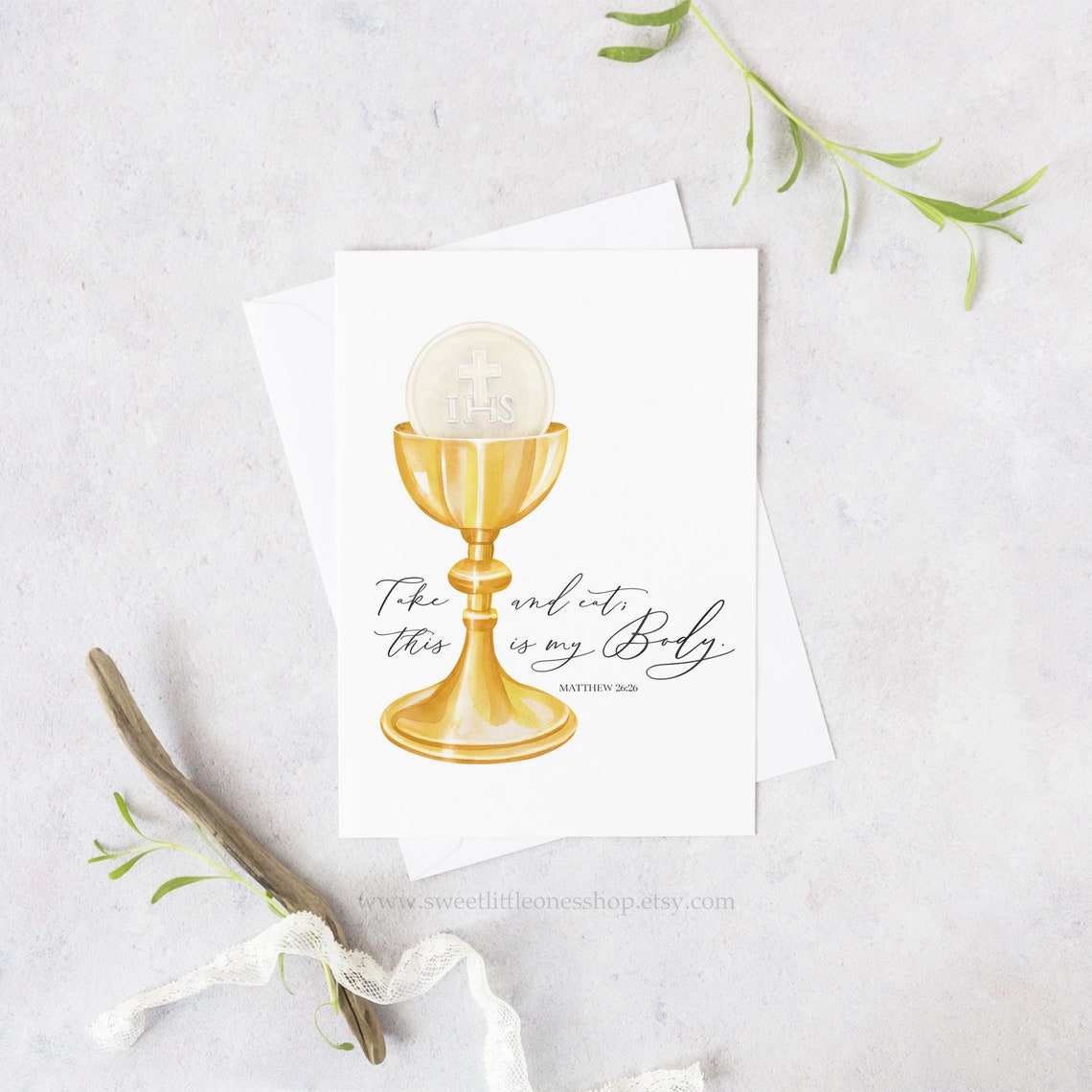 A6 Card First Communion Card A6 Set of 5 New Catholic Card - Etsy