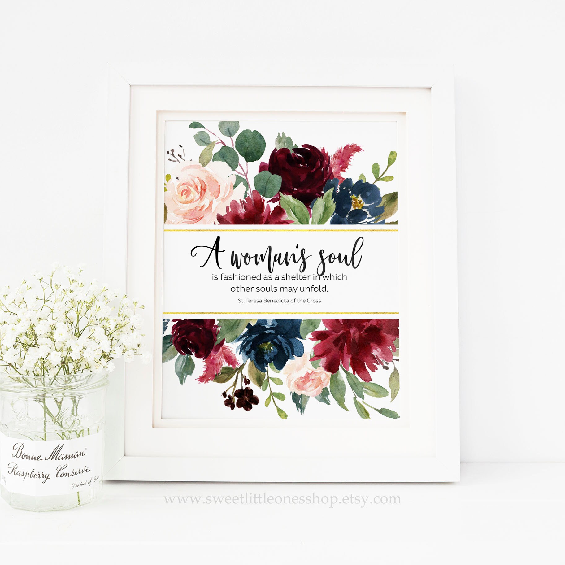 8x10 5x7 Edith Stein Quote Catholic Print St Teresa Benedicta - Etsy