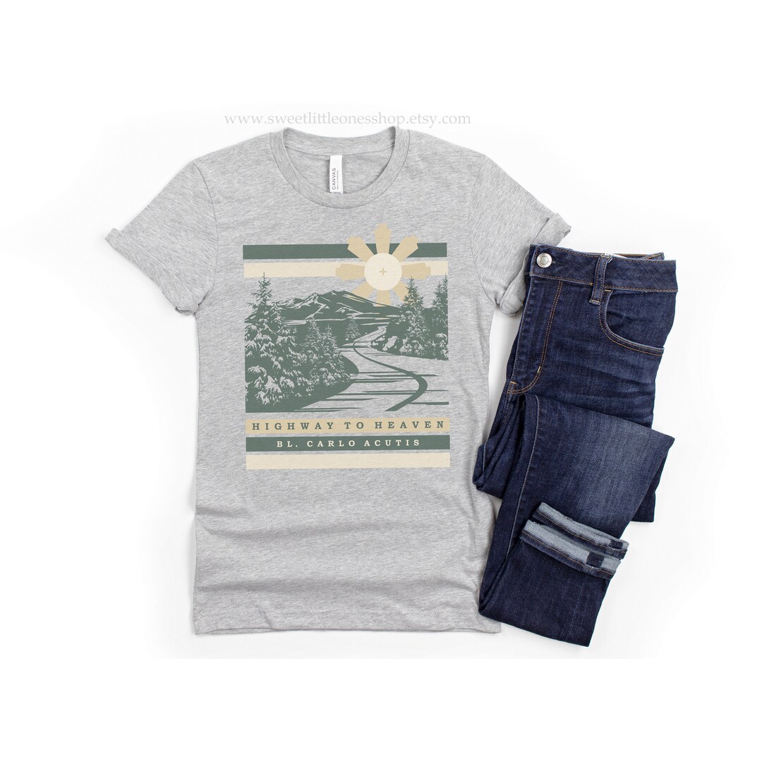 Bl Carlo Acutis Eucharist is the Highway to Heaven Catholic Tee ...