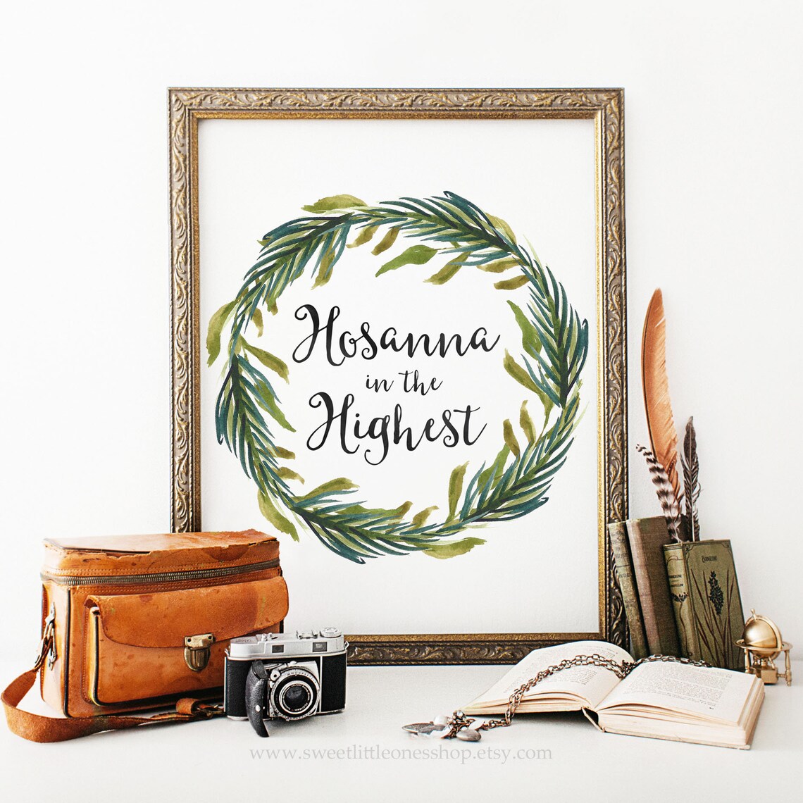 Hosanna in the Highest Printable Wall Art Palm Sunday Print Matthew 21: ...