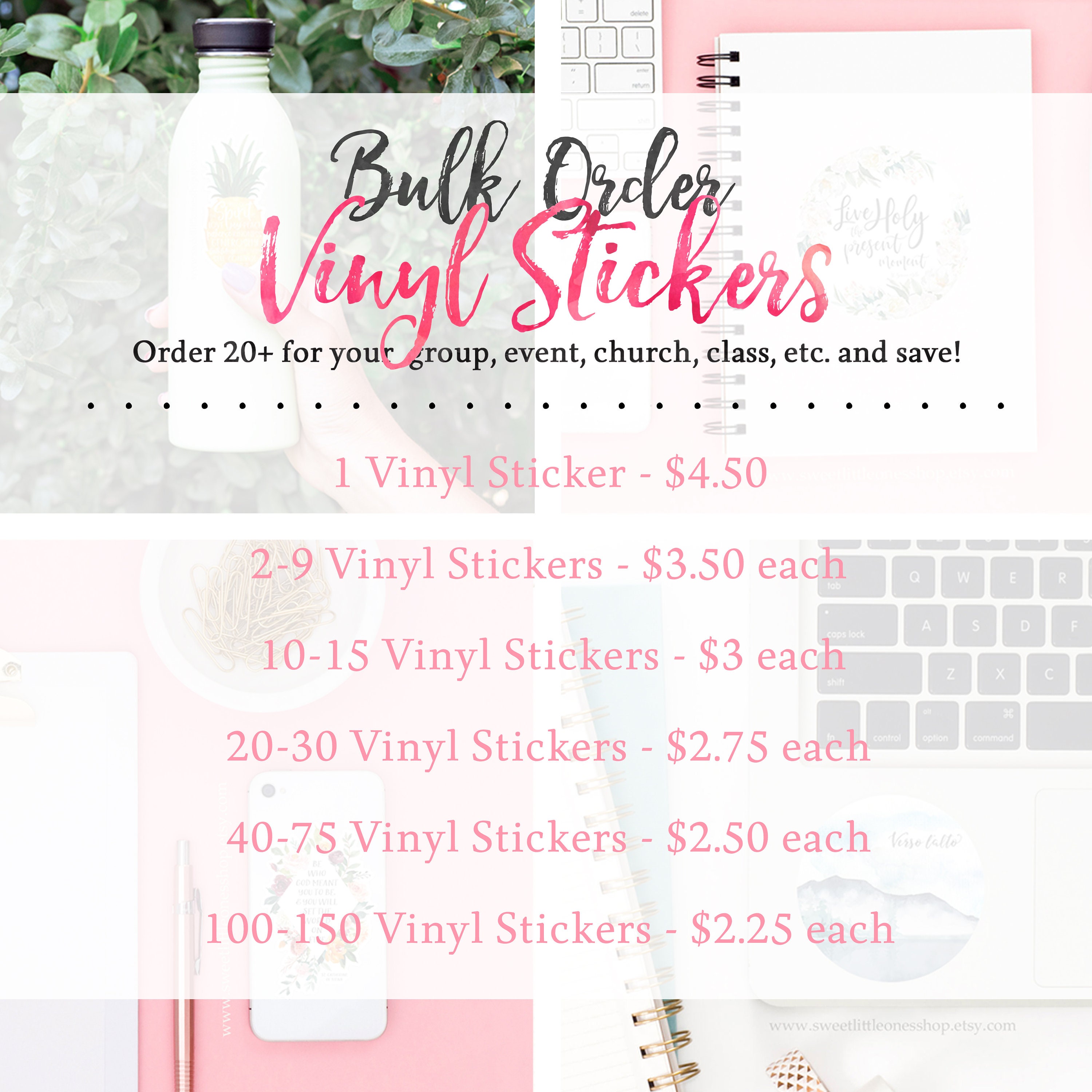 Bulk Order Vinyl Stickers Catholic Sticker Laptop Decal Waterproof ...
