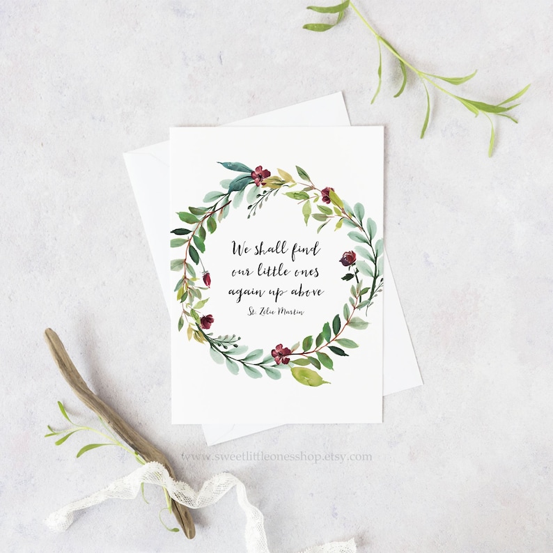 A6 Card Miscarriage Sympathy Card A6 Set of 5 Catholic - Etsy