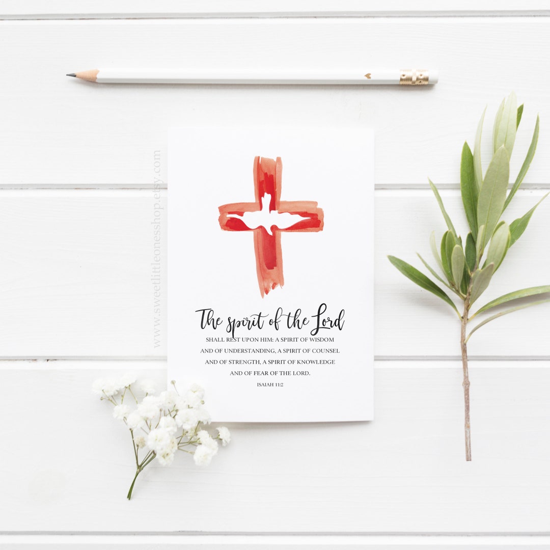 A6 Card Confirmation Card A6 Set of 5 New Catholic Card Gifts of the ...