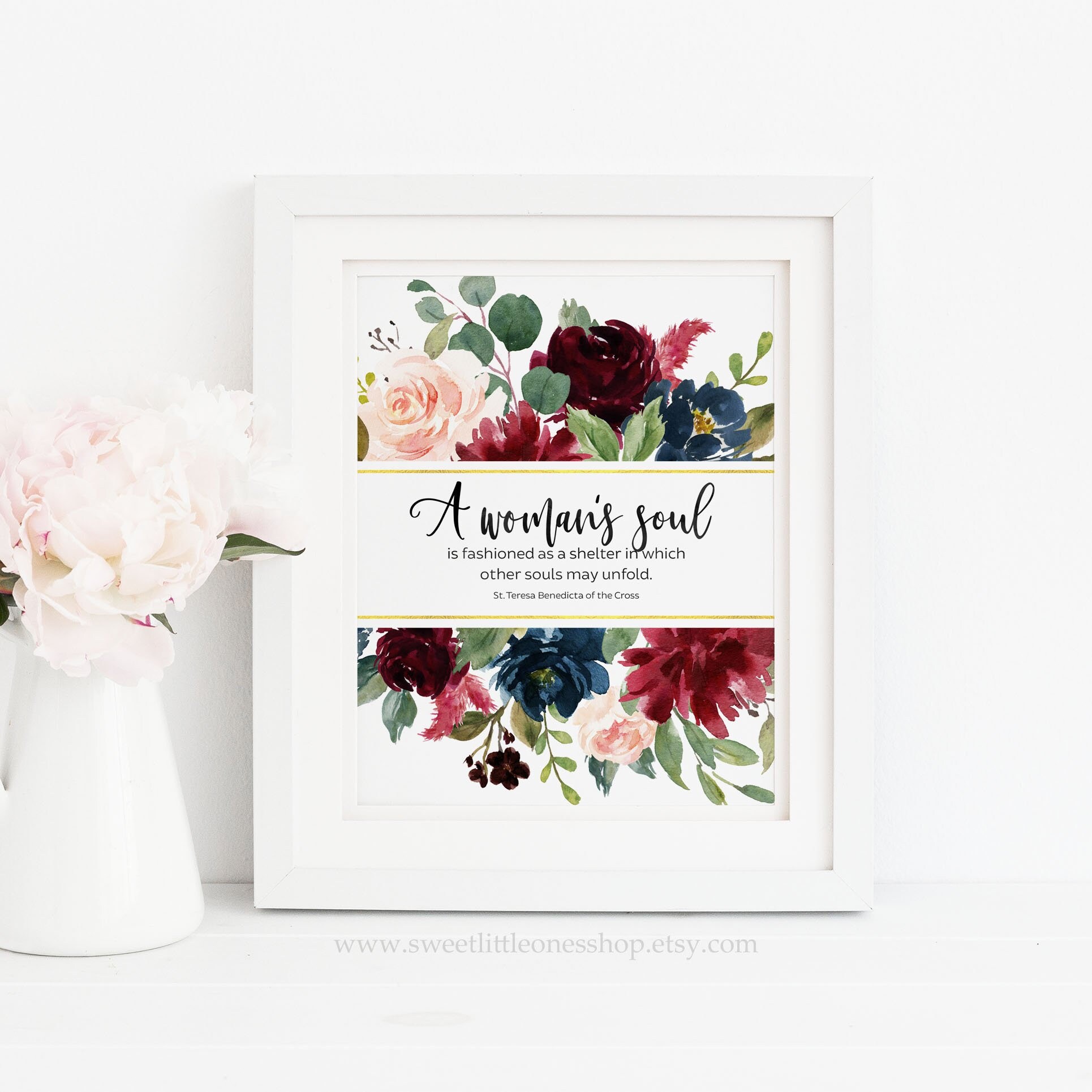 8x10 5x7 Edith Stein Quote Catholic Print St Teresa Benedicta - Etsy