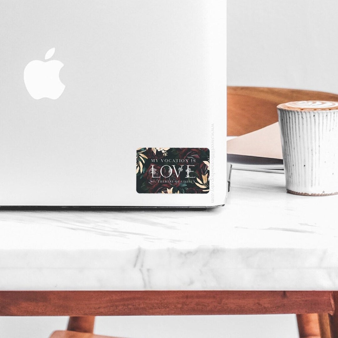 St Thérèse of Lisieux My Vocation is Love Catholic Sticker Catholic ...