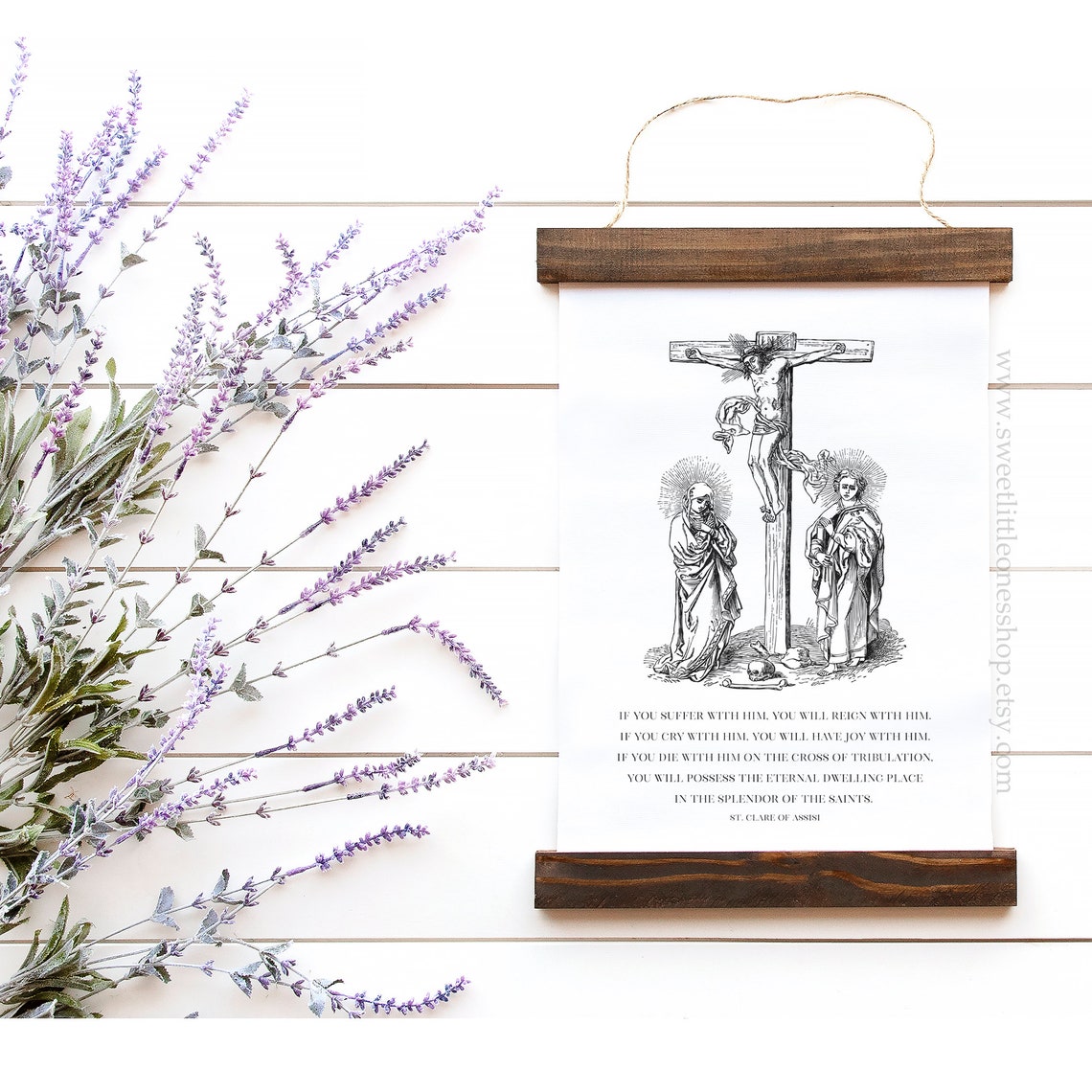 Set of 3 Lent Quotes Printable Wall Art Catholic Lent Print Set ...