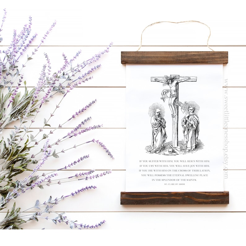 Set of 3 Lent Quotes Printable Wall Art Catholic Lent Print Set ...