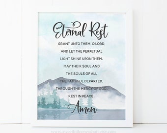 Eternal Rest Print - Etsy