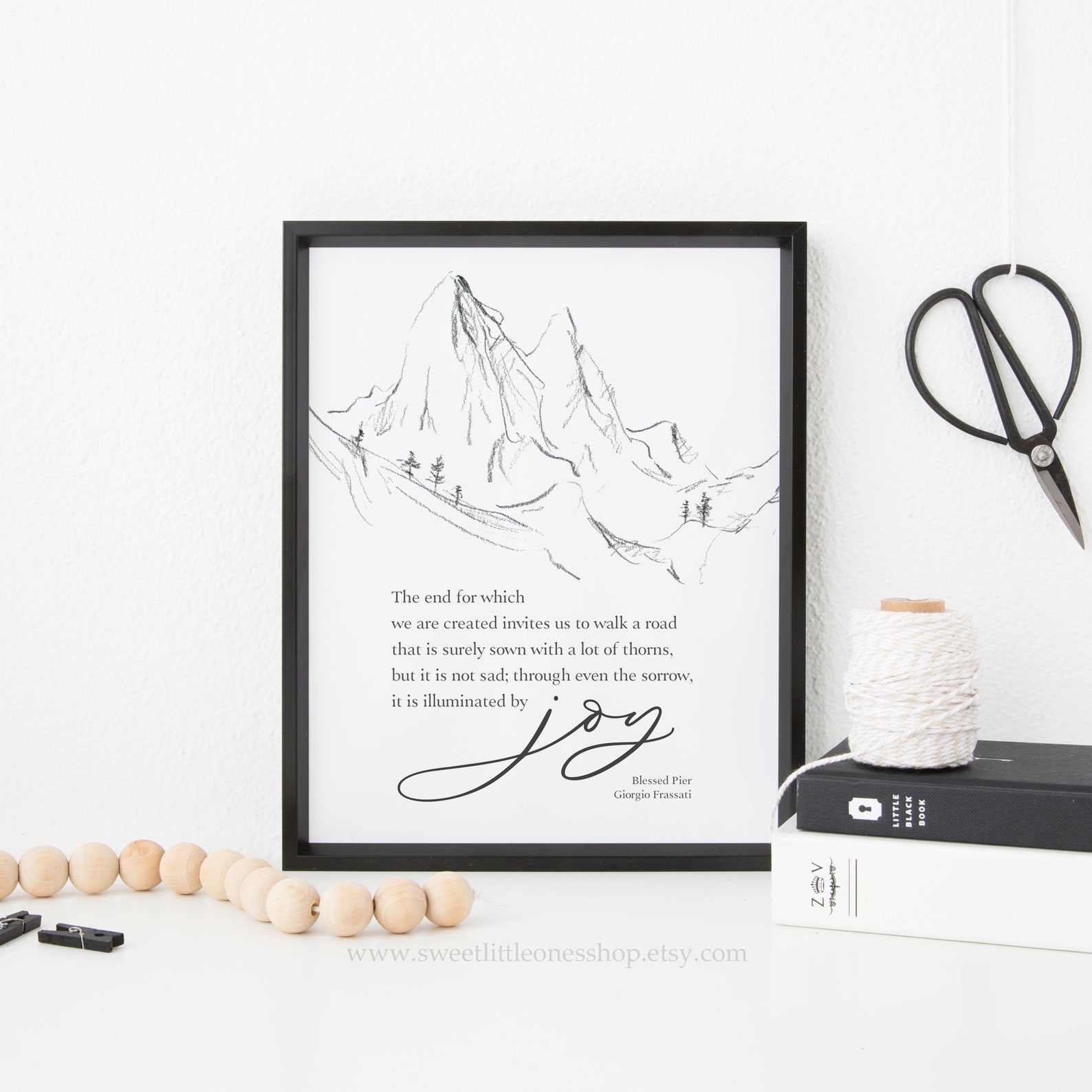 Bl Pier Giorgio Frassati Quote Printable Wall Art Confirmation | Etsy