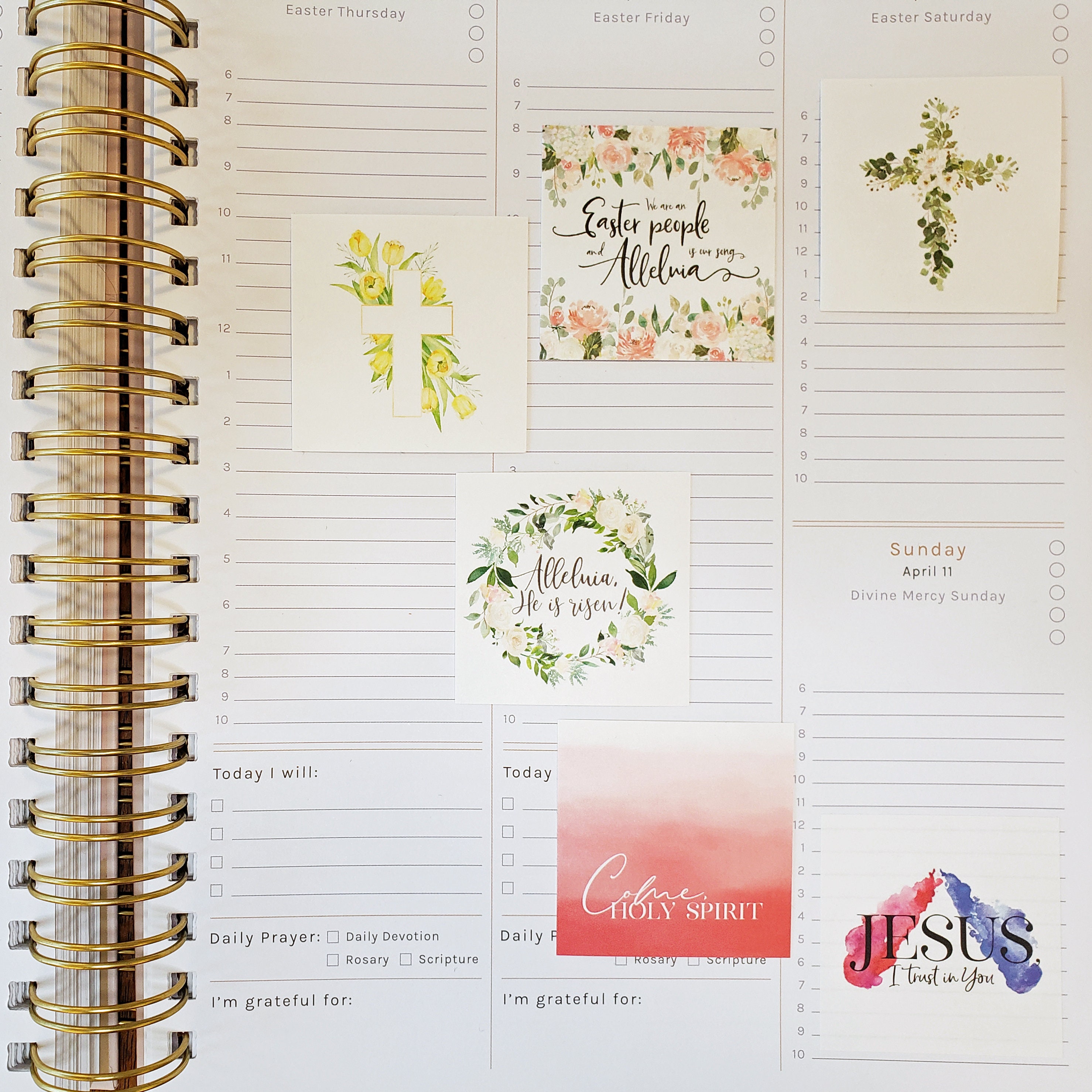 94 Catholic Planner Stickers Set Catholic Prayer Journal - Etsy Hong Kong