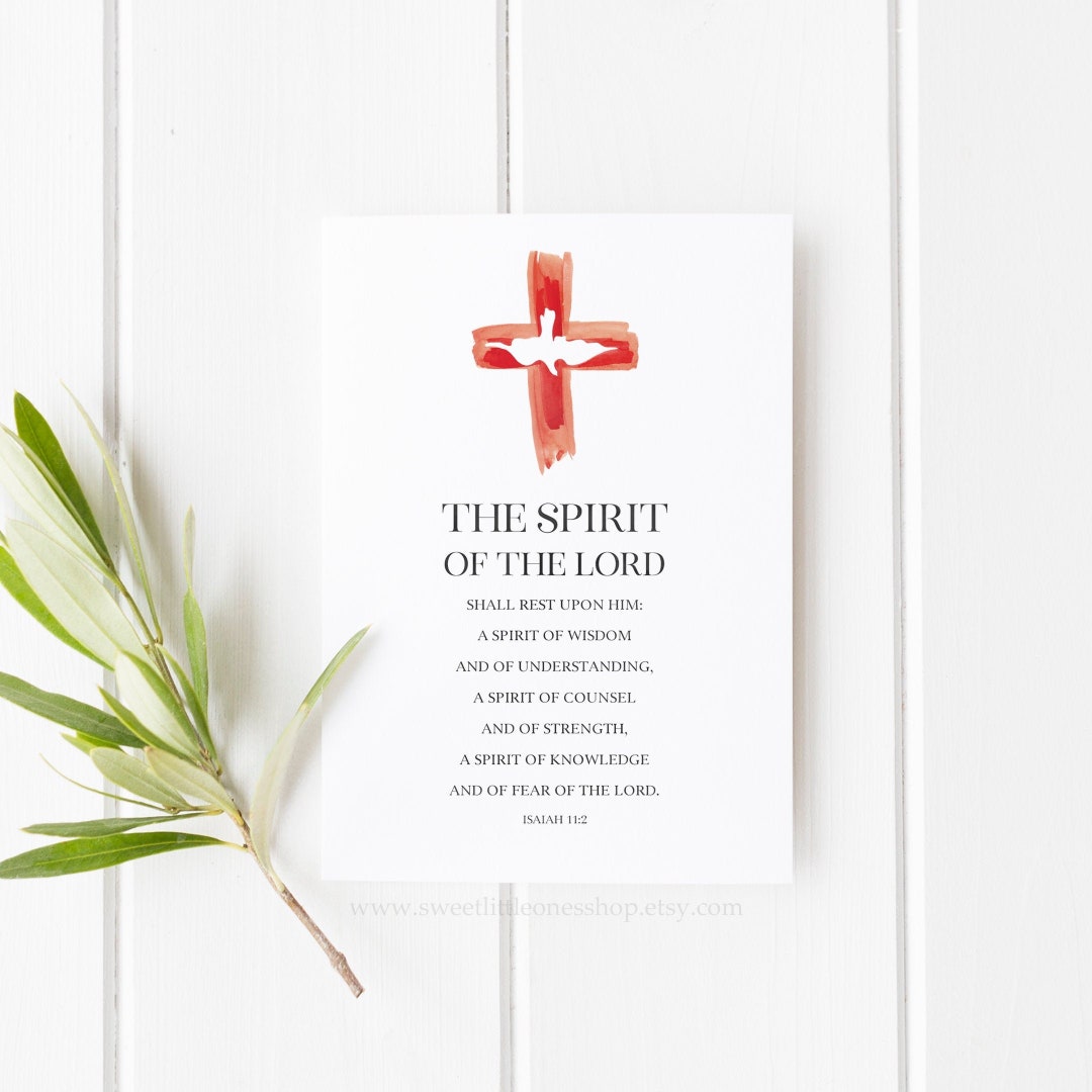 A6 Card Confirmation Card A6 Set of 5 New Catholic Card Gifts of the ...