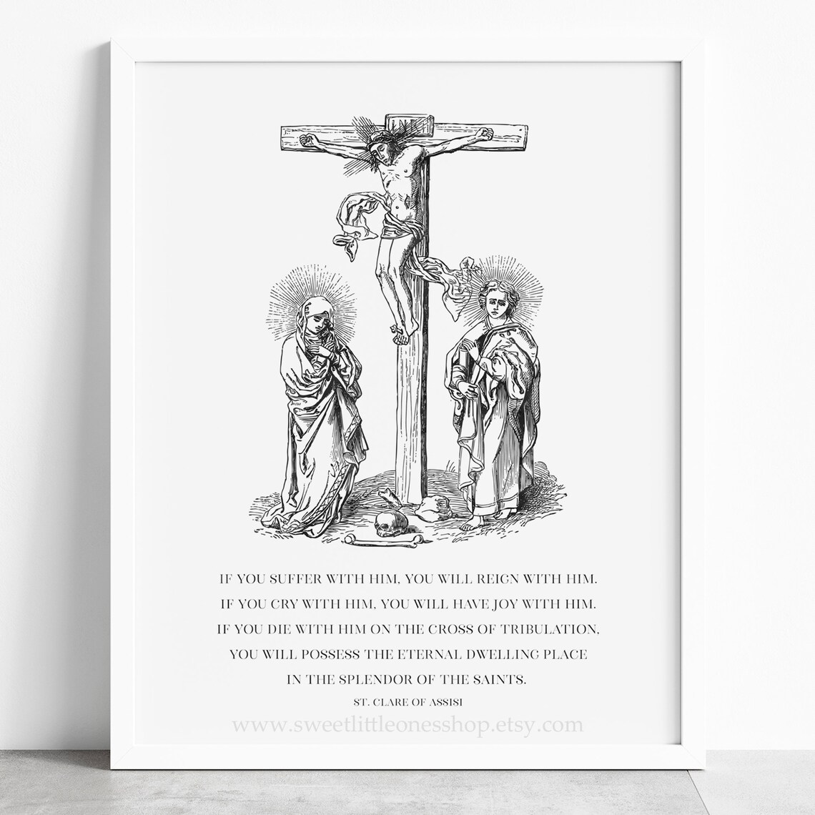 Set of 3 Lent Quotes Printable Wall Art Catholic Lent Print Set ...