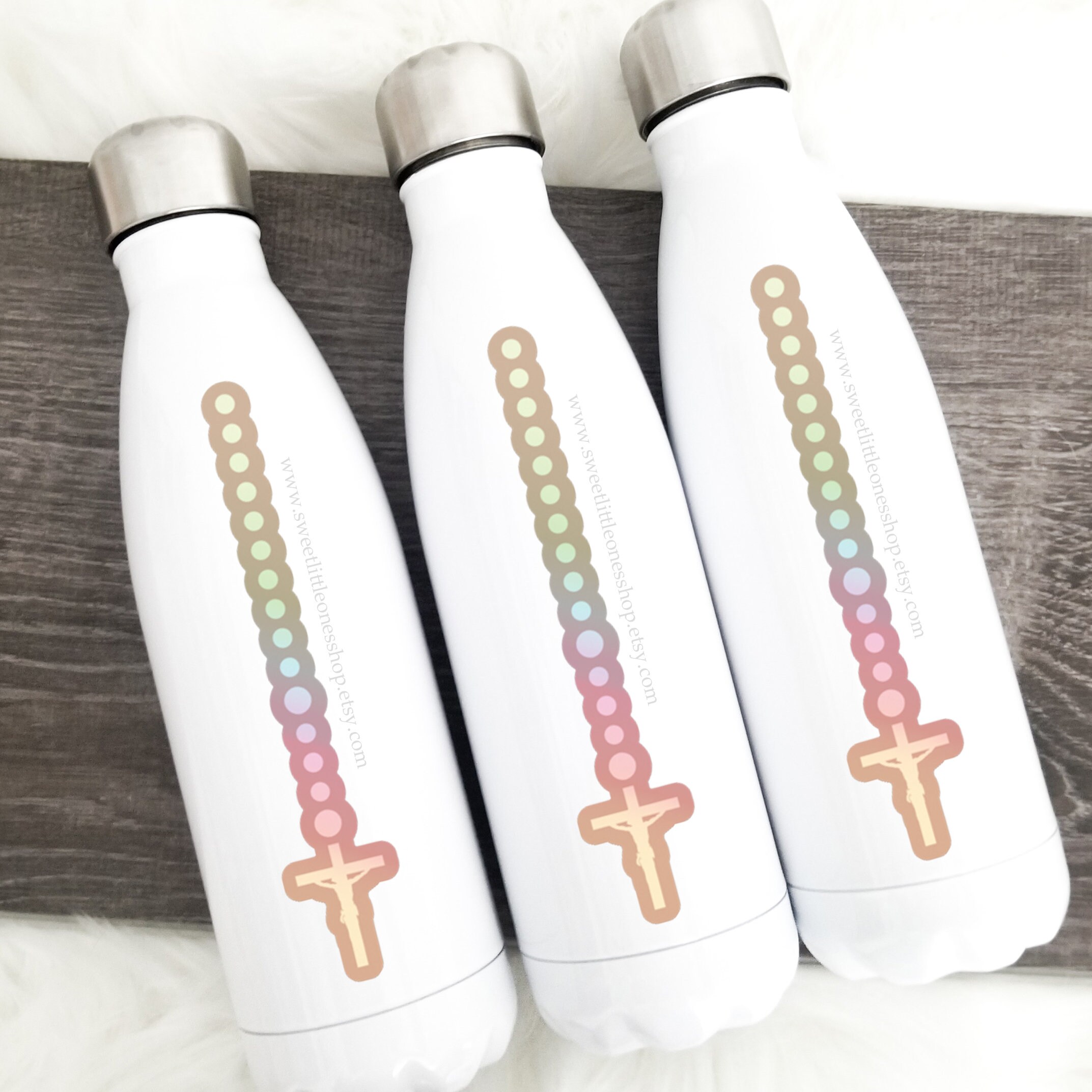 Pink Holographic Catholic Rosary Vinyl Sticker Catholic Decal - Etsy.de