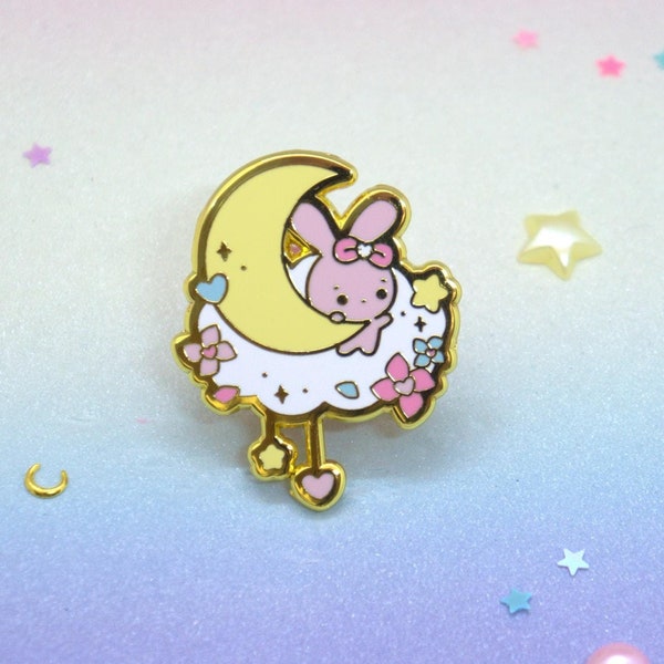 Bunny Enamel Pin - Etsy