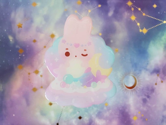 Acrylic Momo Merbunny Sticker Mermaid Bunny Phone Holder - Etsy