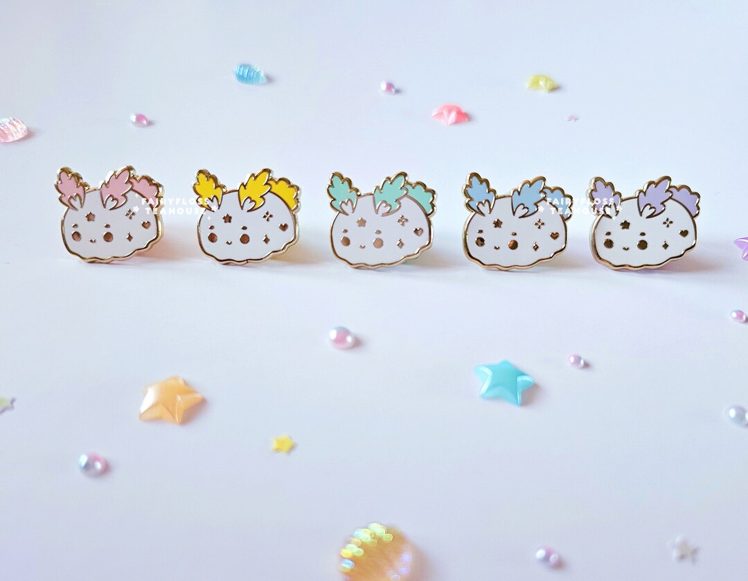 Sea Bunny Oceanic Dreams Mini Enamel Pin | Cute Rainbow Pastel Jorunna ...
