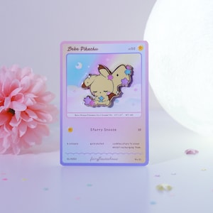 Celestial Dreamy Sleepy Pikachu Sticker | Sleepy Pika Pika Babies ...