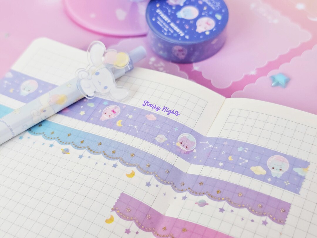 Buy Fuwa Fox Momo Bunny Pico Bear in Space Washi Tape | Astronaut ...