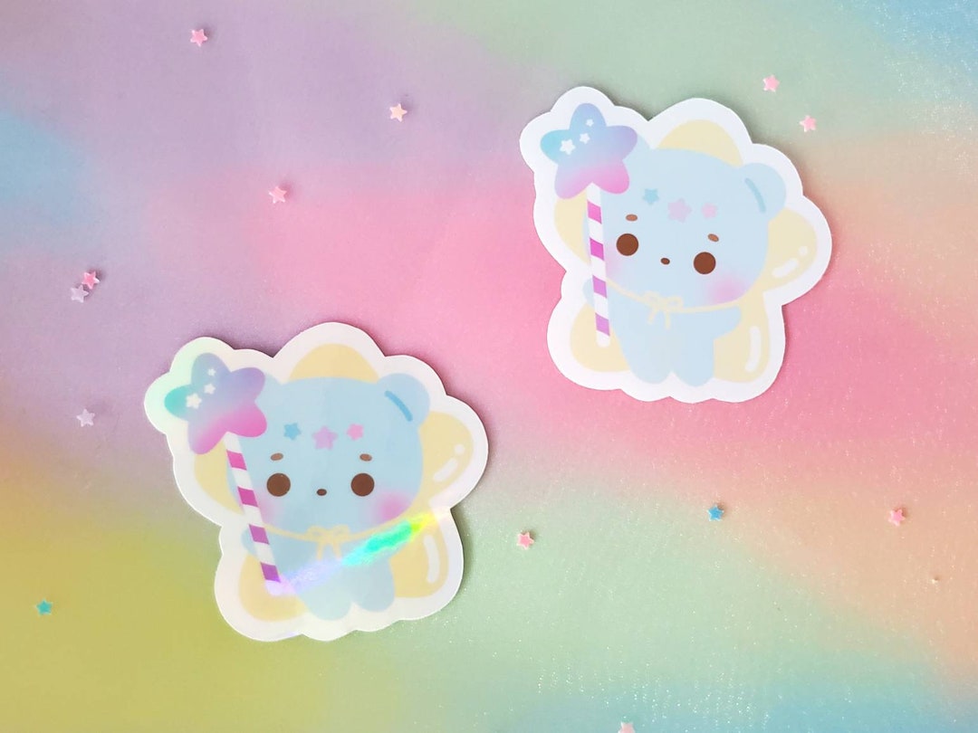 Flying Pico Star Wand Die Cut Stickers Holographic Rainbow - Etsy Australia