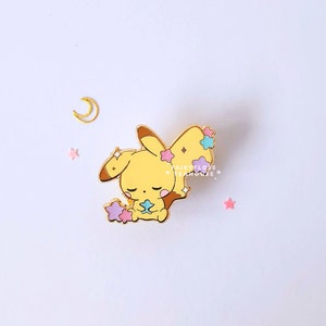 Celestial Dreamy Sleepy Pikachu Sticker | Sleepy Pika Pika Babies ...