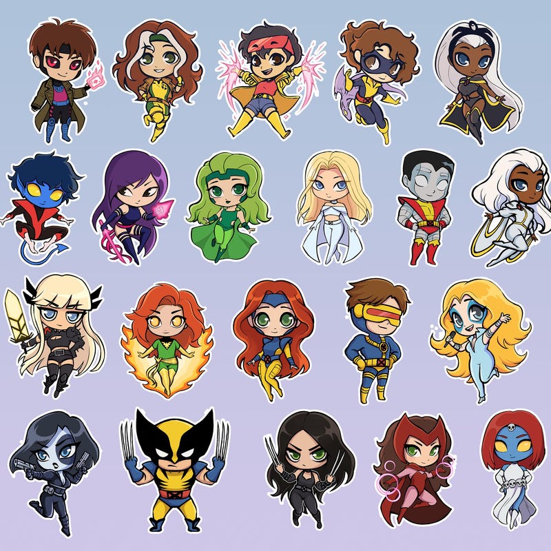 X Men Cryptid Mashup - Etsy Canada