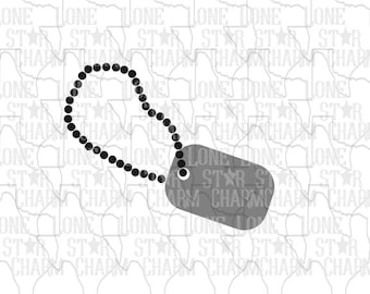 Dog Tag Svg | Etsy