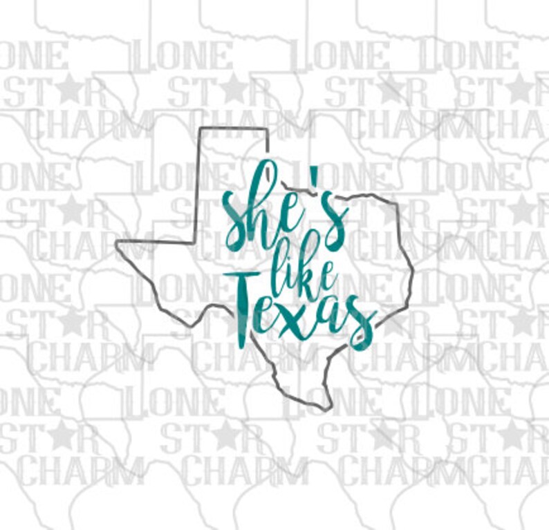 She's Like Texas SVG | Etsy