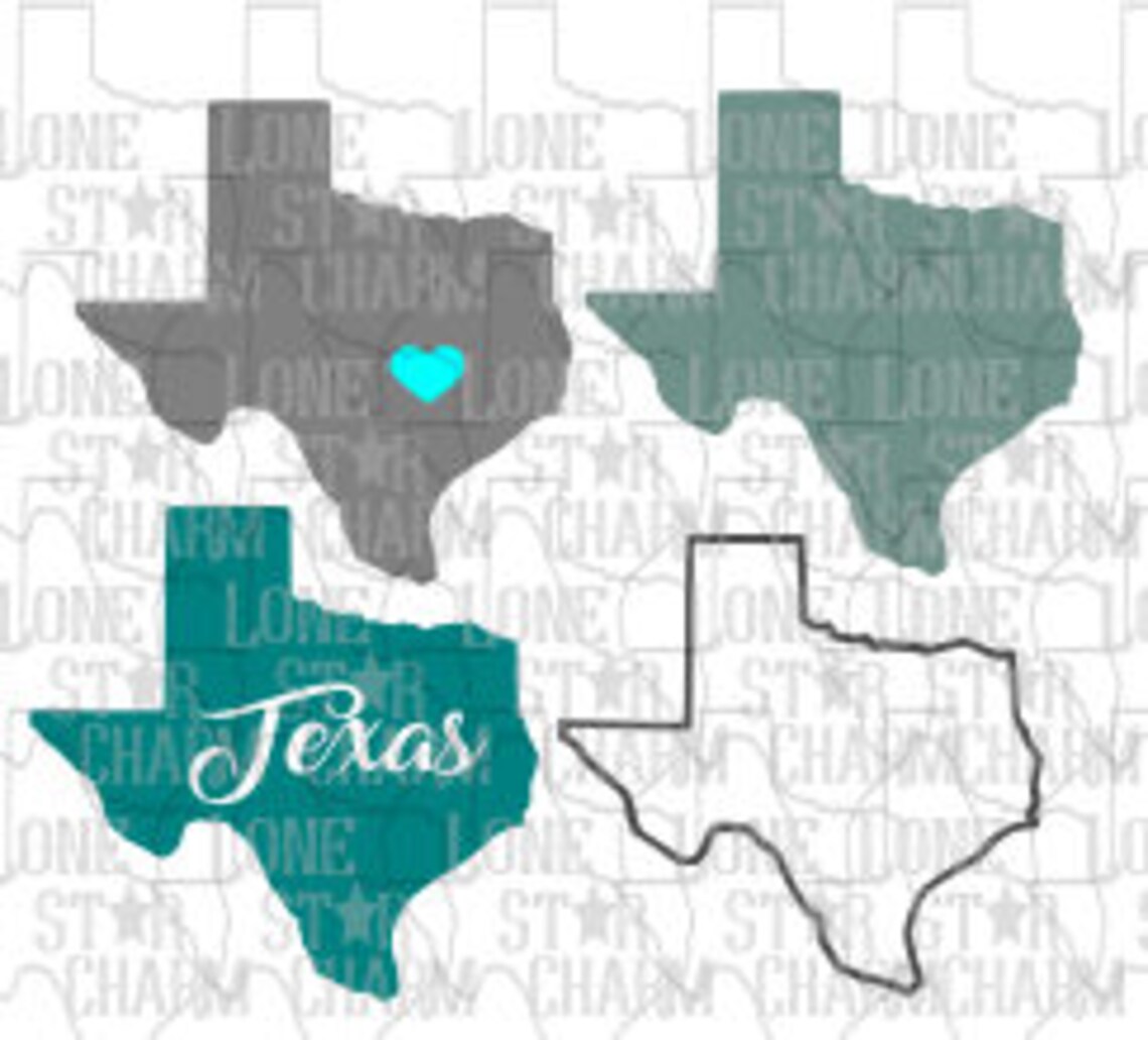 Texas SVG Set | Etsy