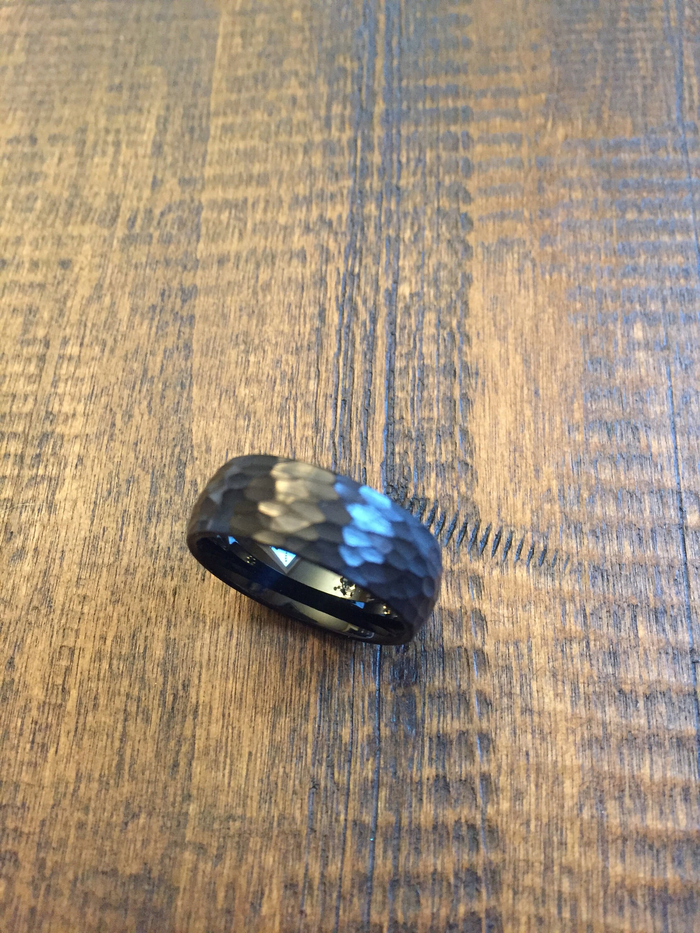 Mens Tungsten Wedding Band Black Tungsten Promise Ring Mens | Etsy