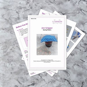 Jar Gripper Sewing Pattern. Instant Download PDF Pattern. Beginner ...