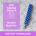 Lanyard Pen Holder Sewing Pattern. Instant Download PDF Pattern ...