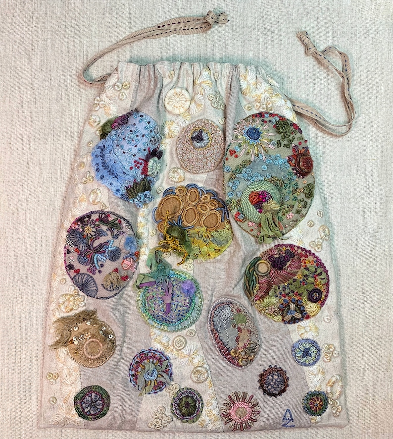 Downloadable PDF Files for DIY Drawstring Bag, Includes Pattern ...