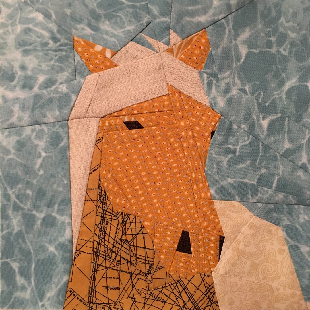 Icelandic Horse Paper Pieced Pattern PDF With Instructions - Etsy