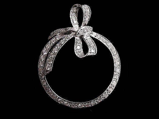 DIAMOND CIRCLE PIN 1291GY1049 - Etsy