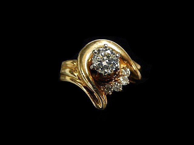 DIAMOND SWIRL RING 4765tt433 - Etsy