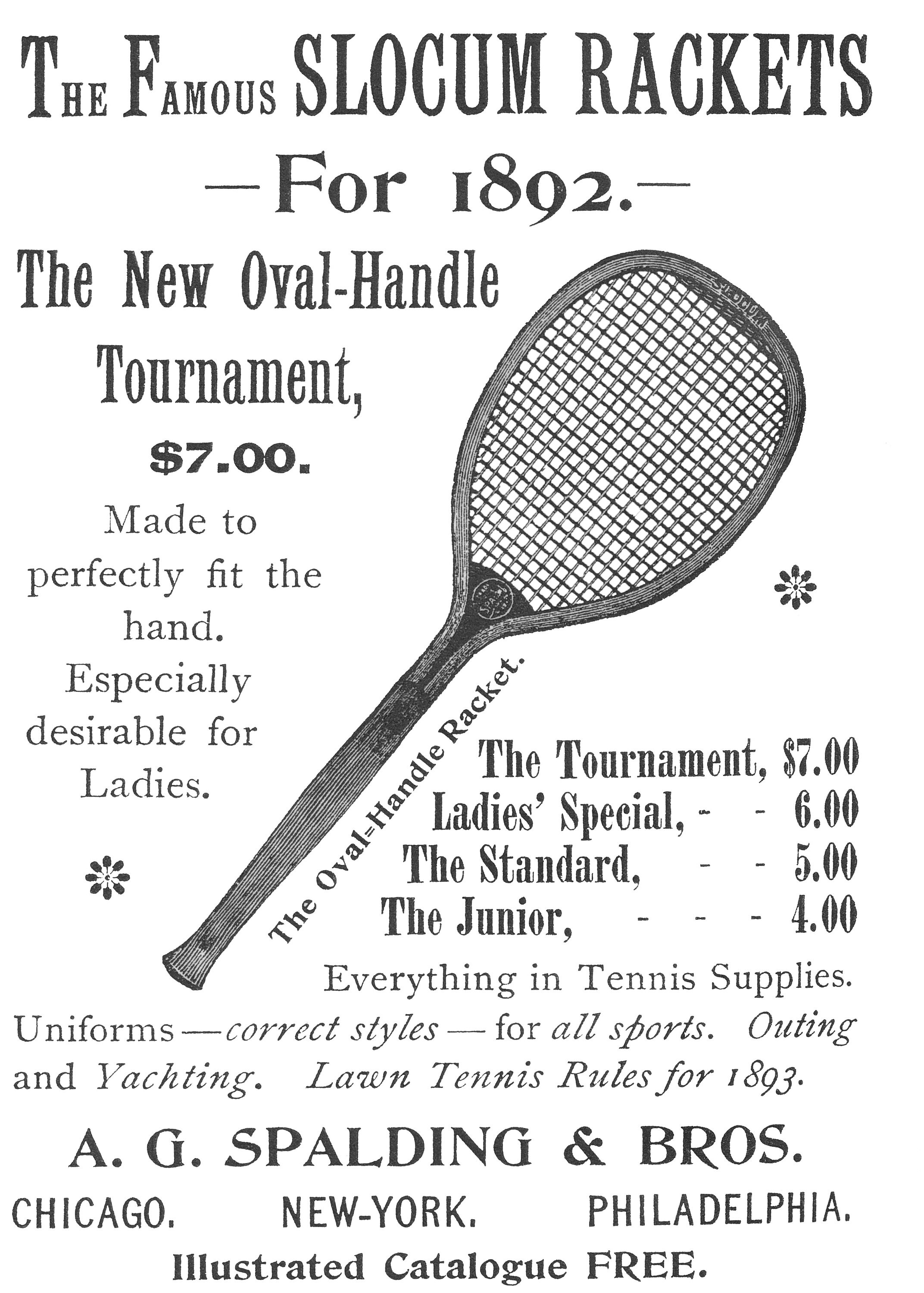PING IMAGES for Design Vintage Antique Tennis Racquet Ads Circa 1892 ...