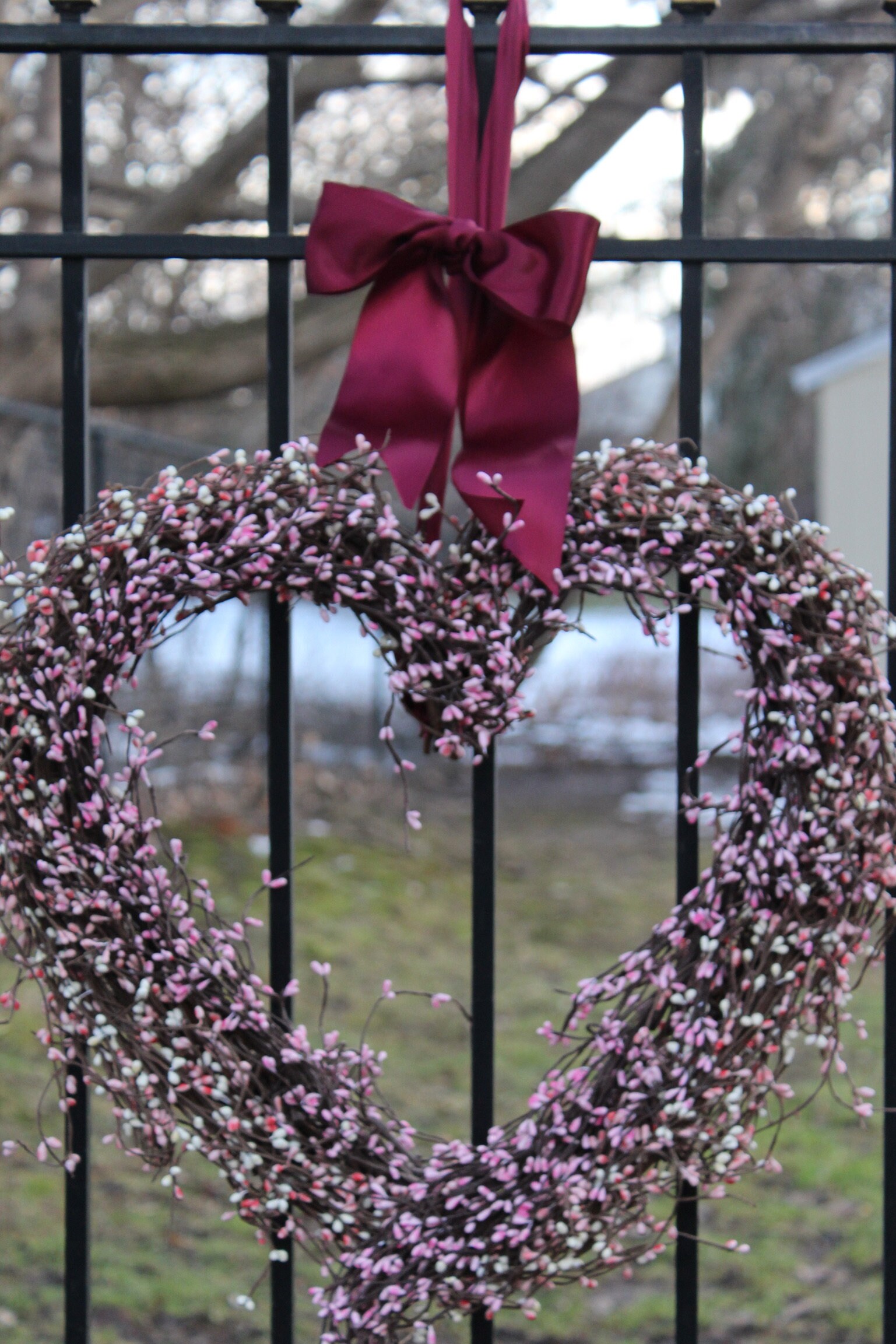 Berry Heart Wreath