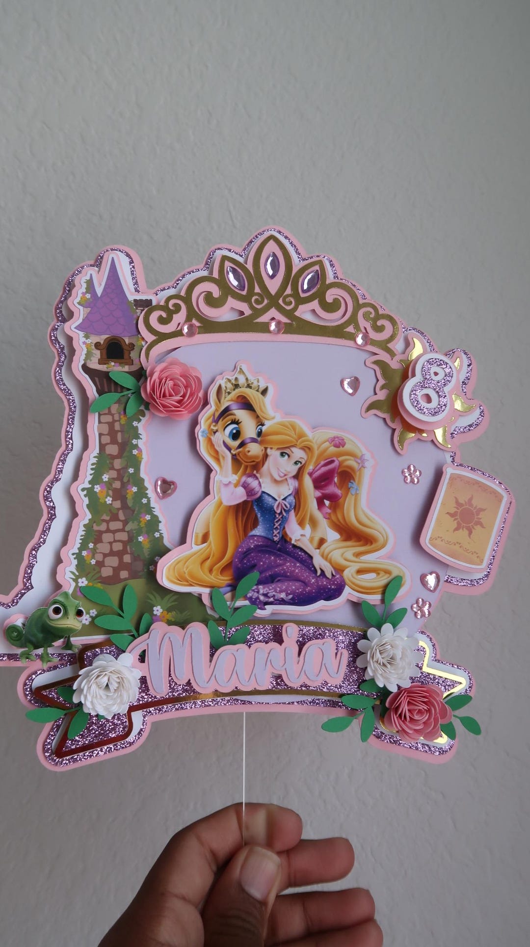 Rapunzel Cake Topper: Tangled Inspired Birthday Party Decoration - Etsy
