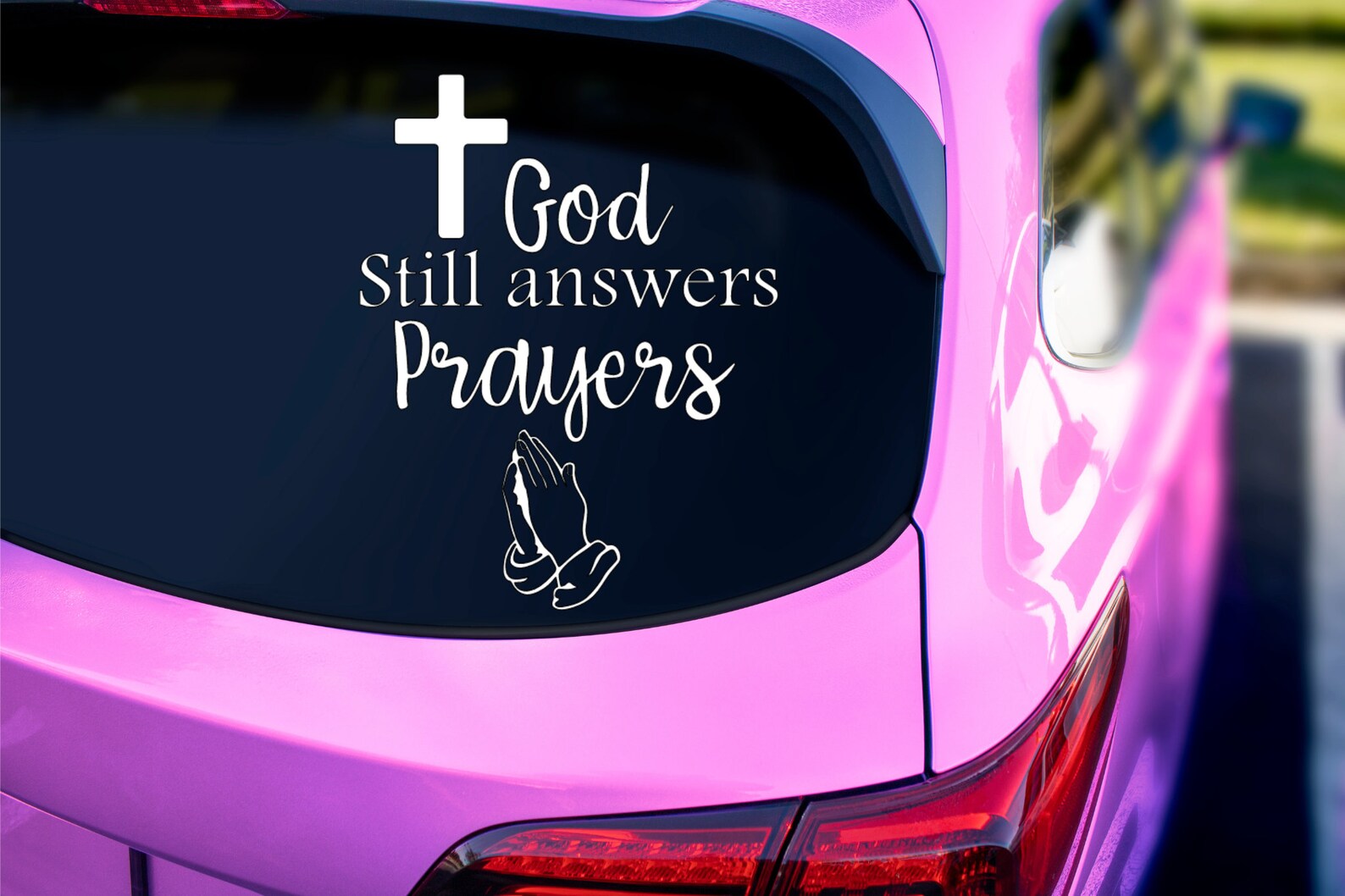 Christian Decal| Car Decals for Christians | Window Stickers Vinyl ...