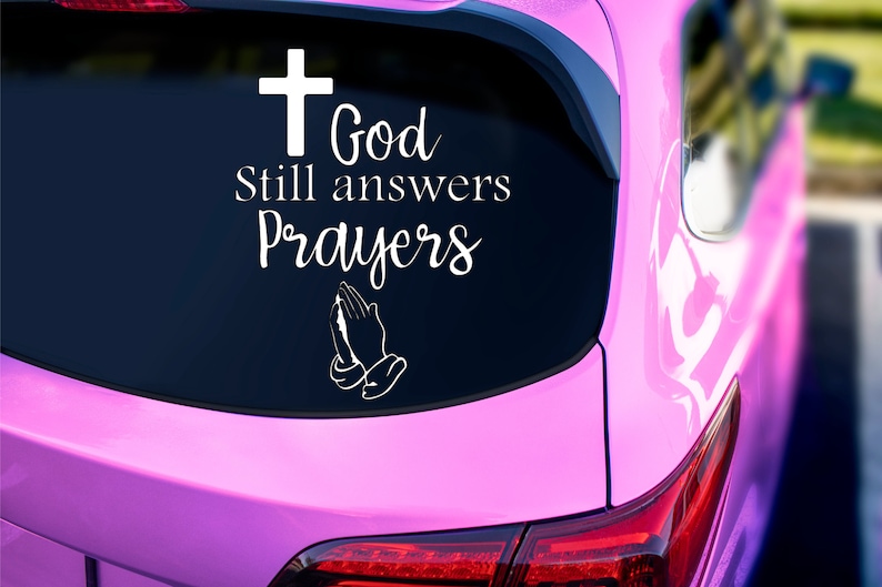 Christian Decal| Car Decals for Christians | Window Stickers Vinyl ...