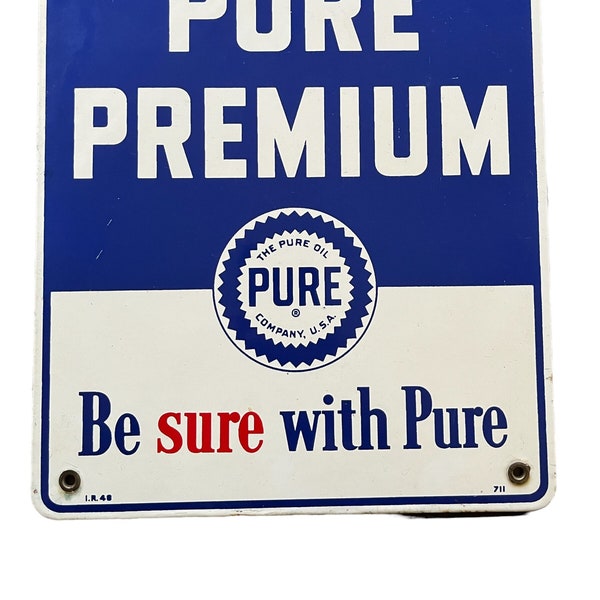 Pure Oil Sign - Etsy