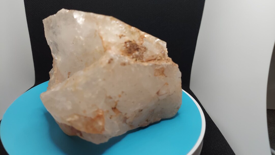 Large Broken Point Quartz Crystal With Clay Inclusions - Etsy