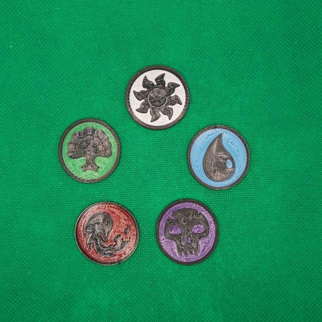 Floating Mana Tokens - Etsy