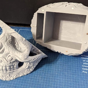 Filigree Skull Deck Box - Etsy