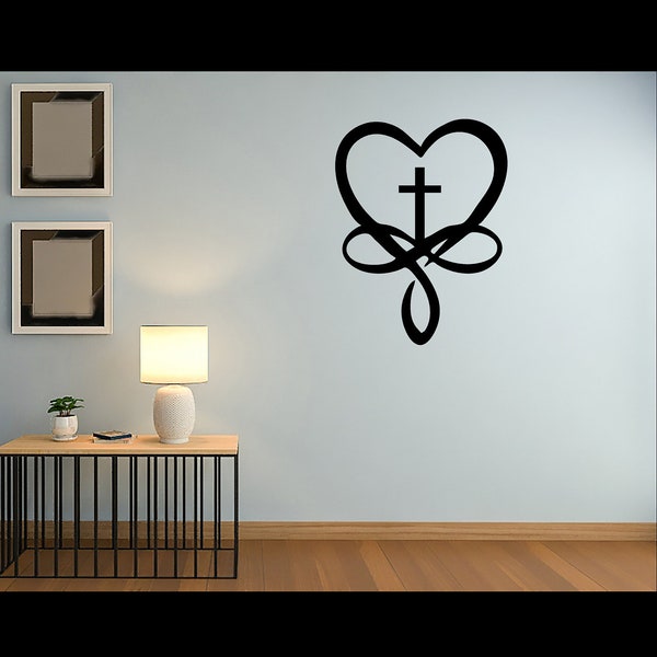 Cross Infinity Sign - Etsy