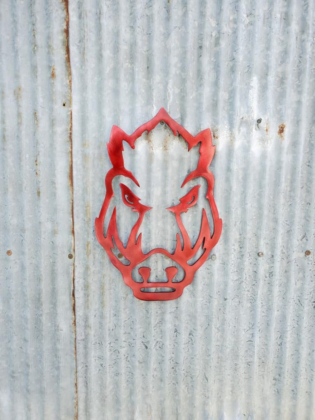 Arkansas Razorback Home Decor, Football, Sports Metal Wall Art, - Etsy