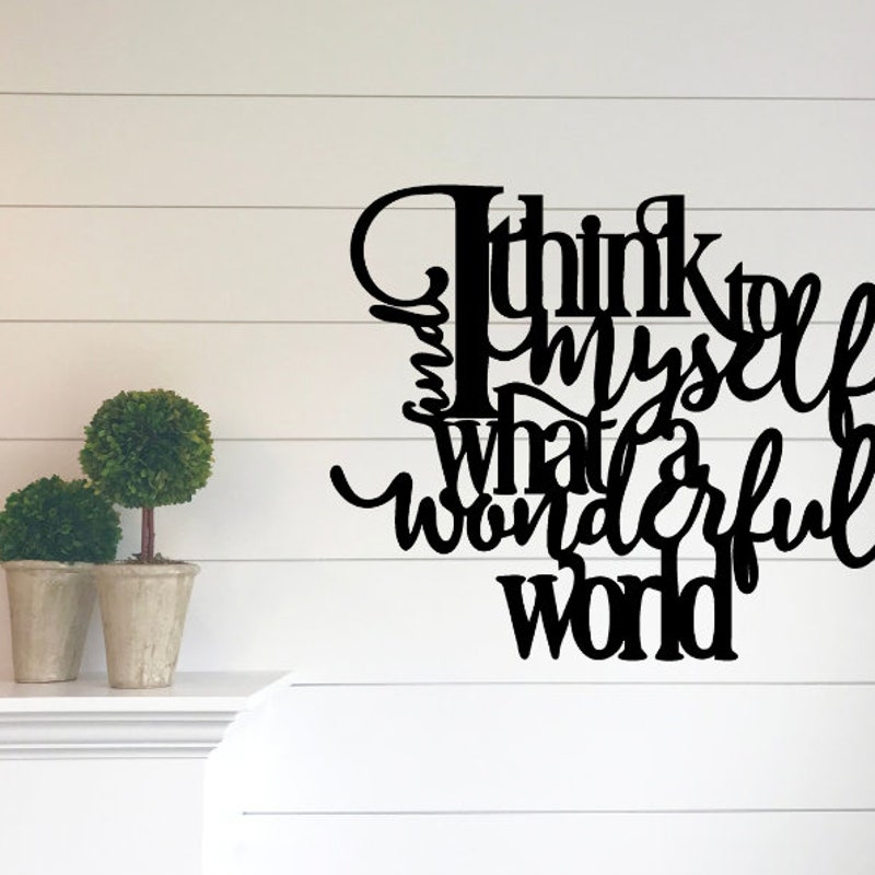 Metal Wall Sayings - Etsy